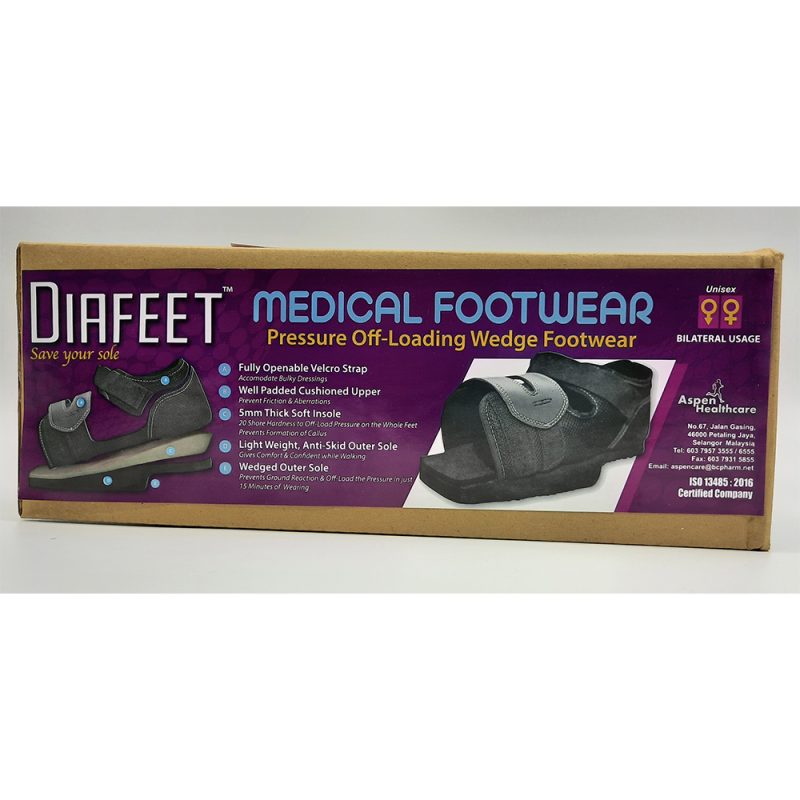DIAFEET – OFF-LOADING WEDGE FOOTWEAR – BioCare Group (M) Sdn Bhd